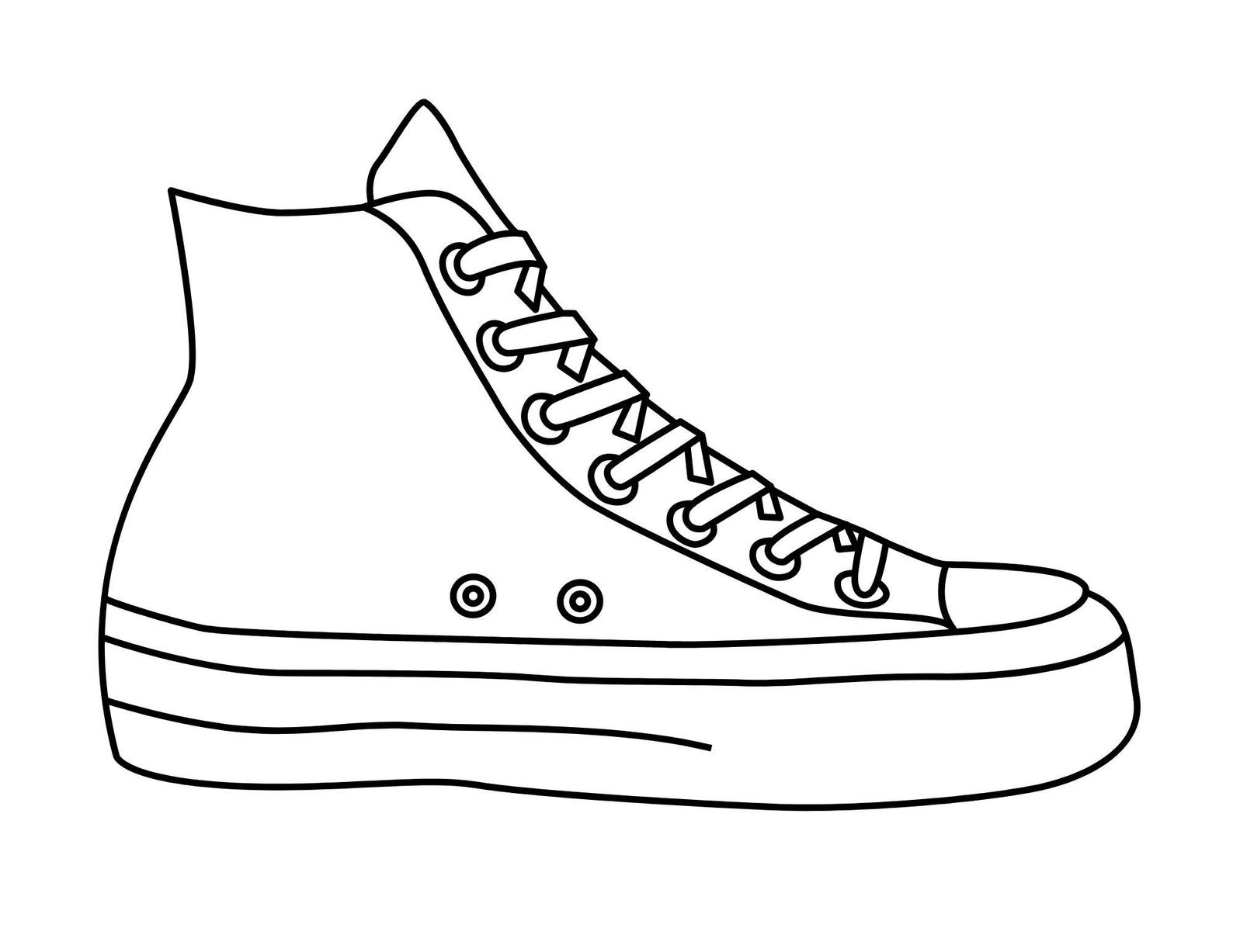 Design a Shoe: 10 Different Shoe Coloring Pages for Creative Fun - Etsy