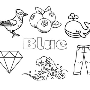 Color Recognition Coloring Pages – Red, Orange, Yellow, Green, Blue ...