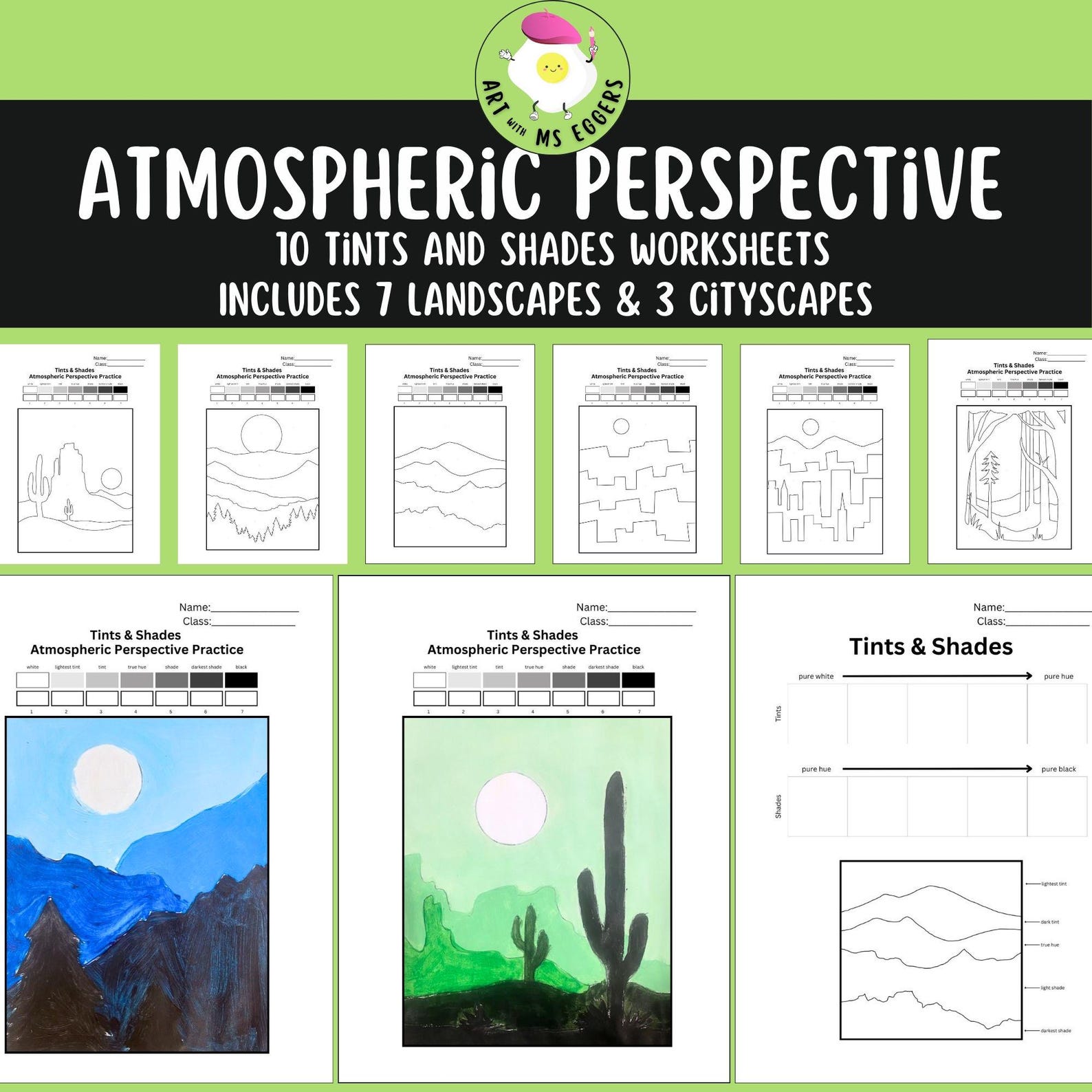 How to Paint Landscapes and Cityscapes: Monochromatic Atmospheric ...
