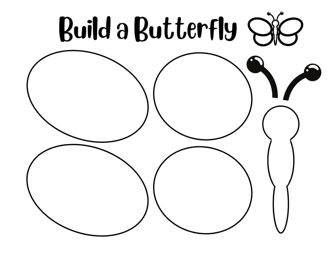 Build a Butterfly: Make a Butterfly Craft - Etsy