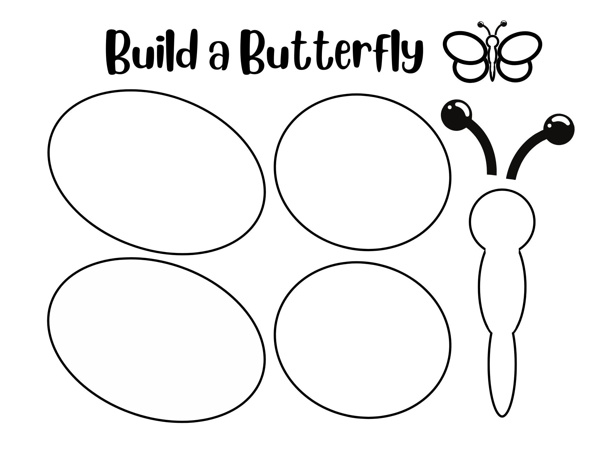 Build a Butterfly: Make a Butterfly Craft - Etsy