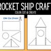 Rocket Ship Shapes Craft: Printable Craft for Preschool - Etsy