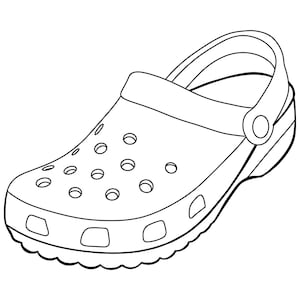 Design a Shoe: 10 Different Shoe Coloring Pages for Creative Fun - Etsy