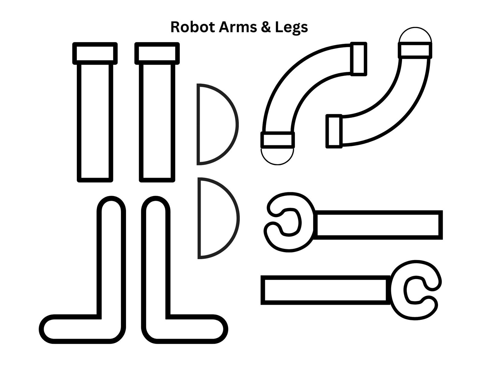 Make a Robot: Printable Craft for Kids - Etsy
