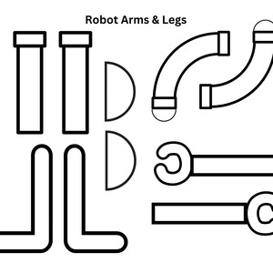 Make a Robot: Printable Craft for Kids - Etsy