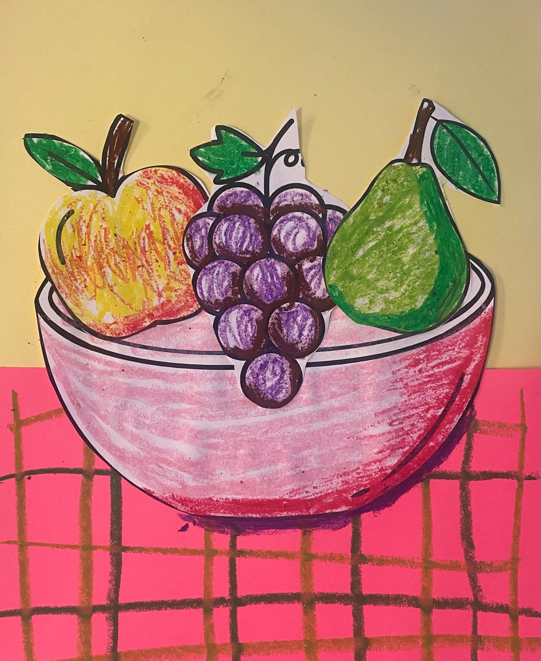 Fruit Bowl Still Life Craft: Paul Cezanne Inspired Art Lesson for ...