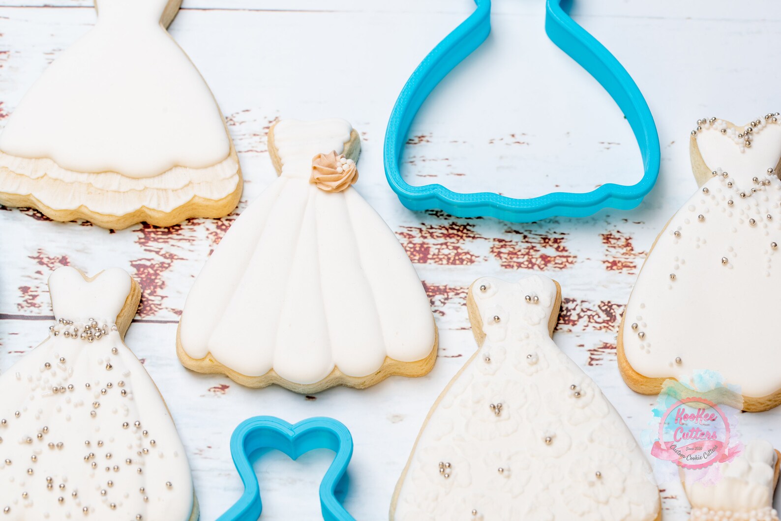 Wedding Dress Cookie Cutter Bride Wedding Kookee Creative | Etsy UK