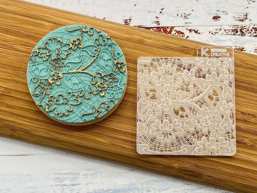 Lace Cookie Embosser | Biscuit, Pattern, Bridal | Kookee Creative - Etsy UK