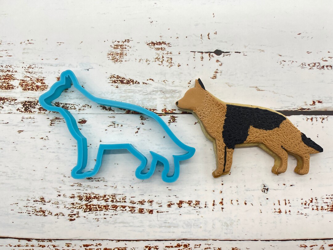 German Shepherd Cookie Cutter | Dog, Alsatian | Kookee Creative - Etsy