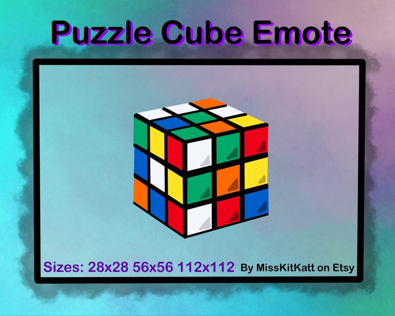 Puzzle Cube Emote - Etsy