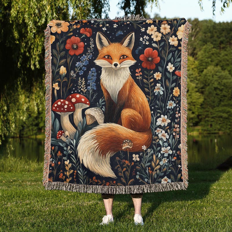 Fox Throw - Etsy