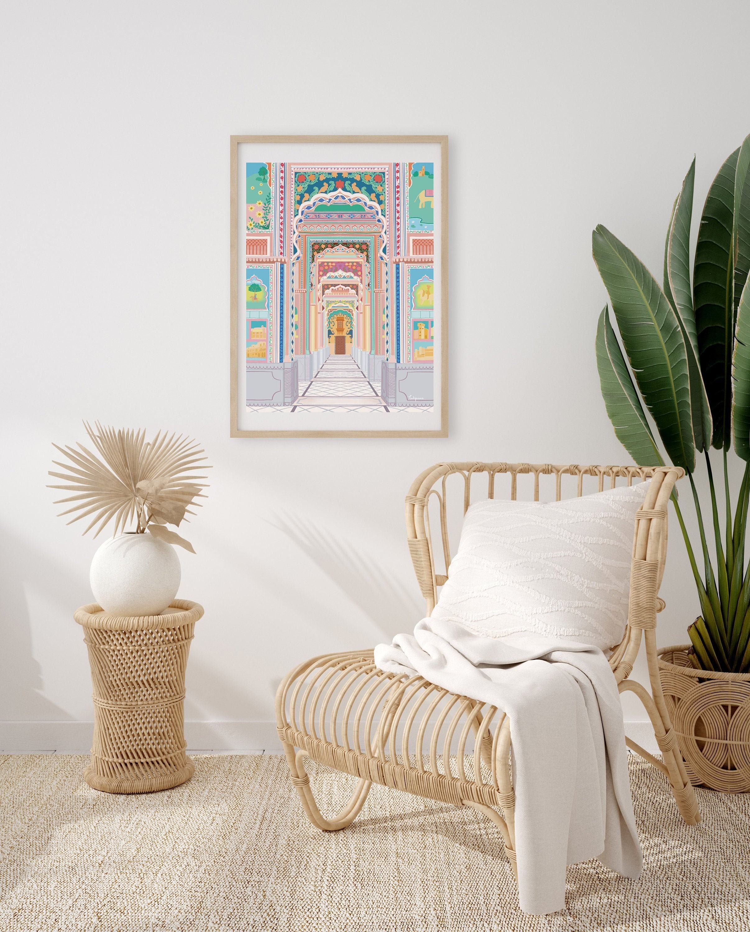 Jaipur Patrika Gate India Colorful Gates Pastel Colors - Etsy