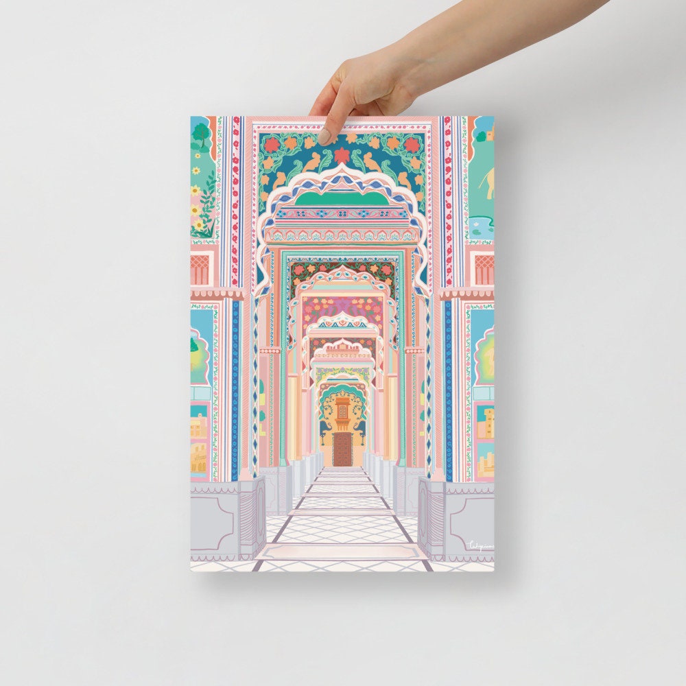 Jaipur Patrika Gate, India Colorful Gates, Pastel Colors, Travel Asia ...