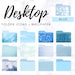 Desktop Folder Icons Blue Mac Icons PC Icons Aesthetic Marble Metallic ...
