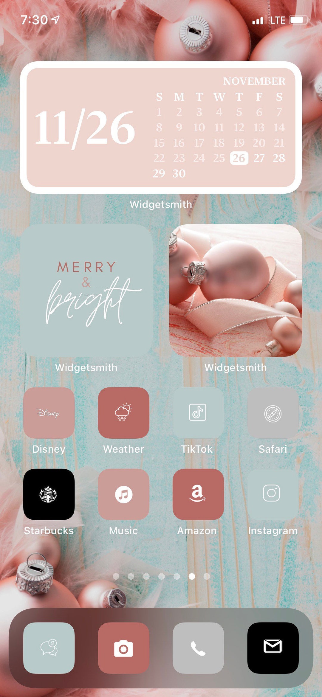 IOS App 70 Icons Merry and Bright Holiday Bundles 3 Widget Fotos ...