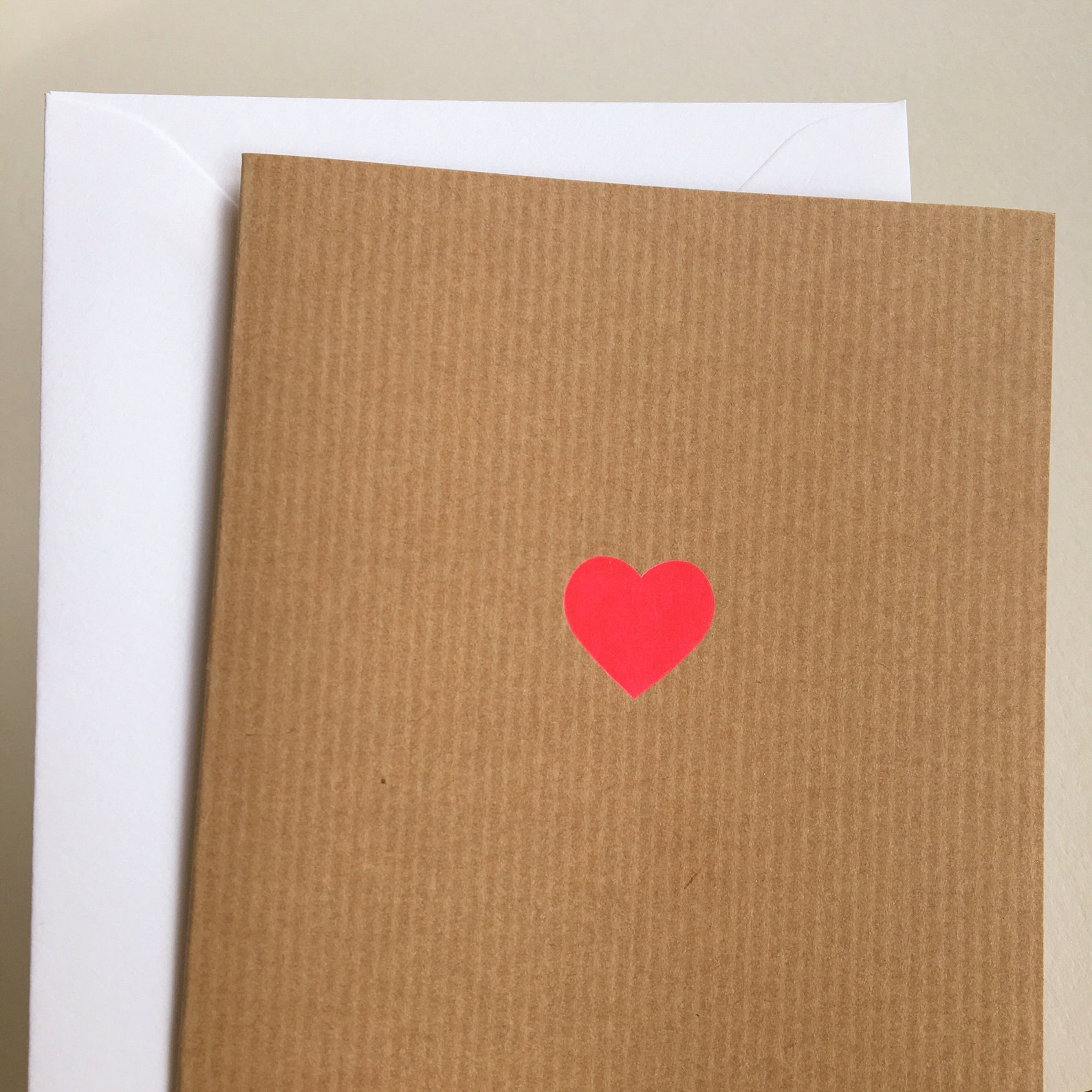 Love/heart Pack of 4 Greetings Cards - Etsy UK