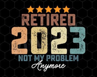 Retired 2023 Png - Etsy