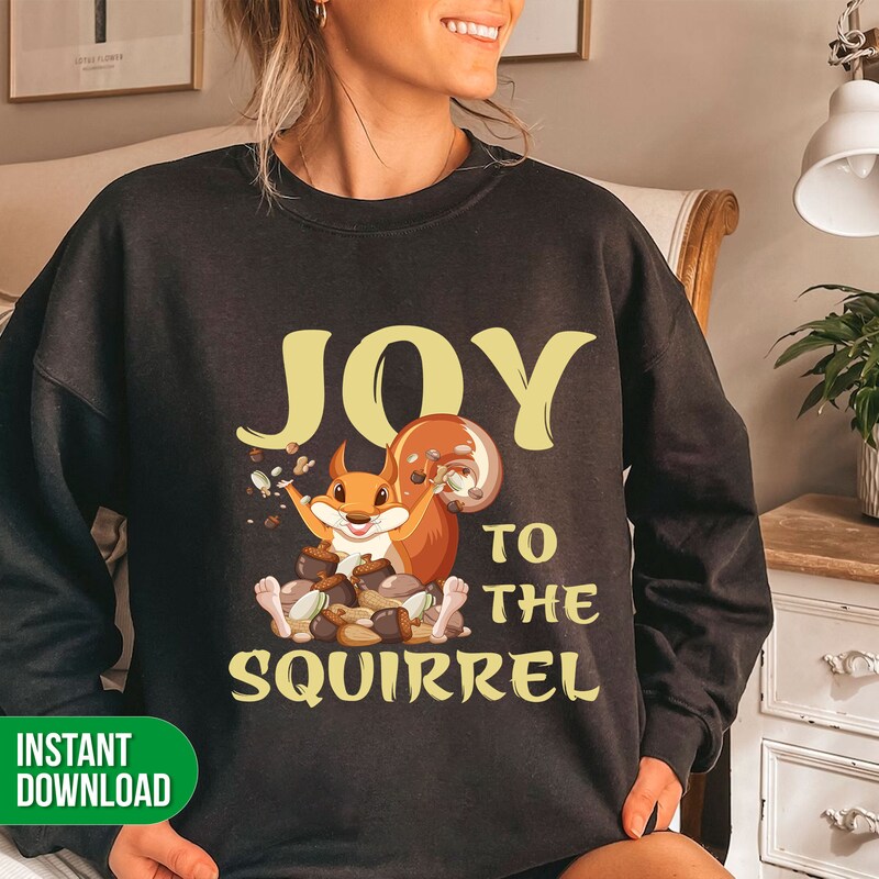 Joy to the Squirrel - Etsy