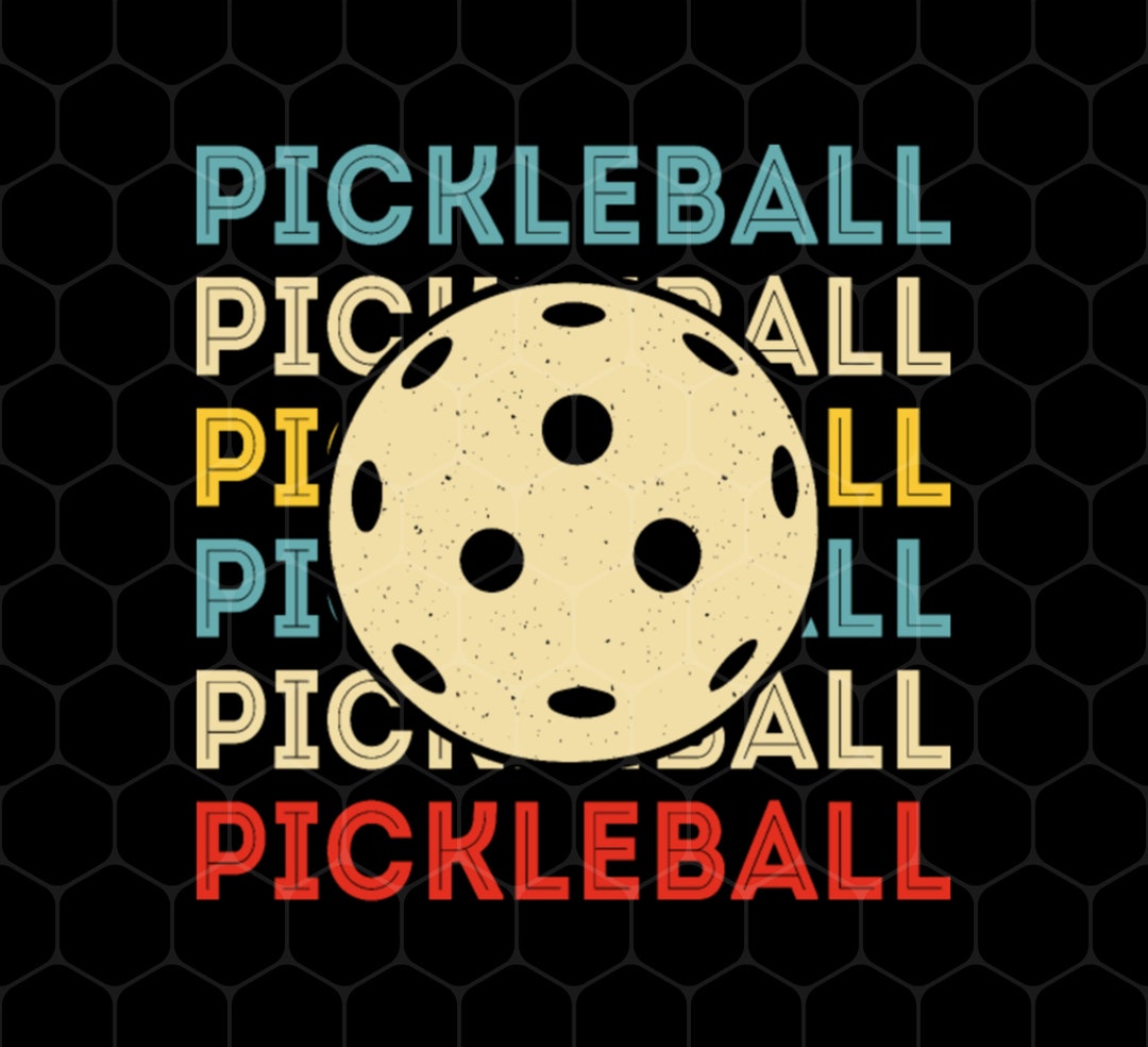 Retro Pickleball Png, Love Pickleball Vintage Png, Ball Sport Love Gift ...
