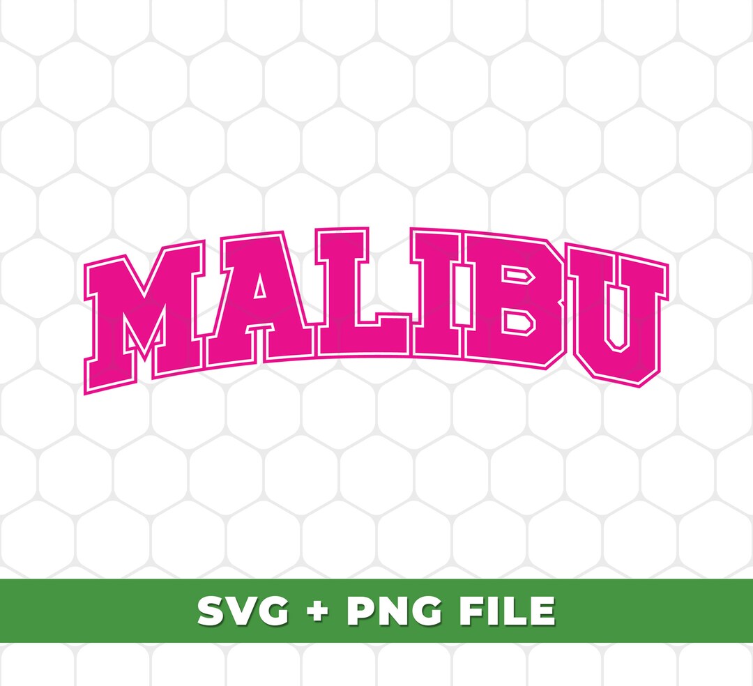 Malibu Beach Svg, Malibu California Svg, Malibu Aesthetic Svg, Malibu ...