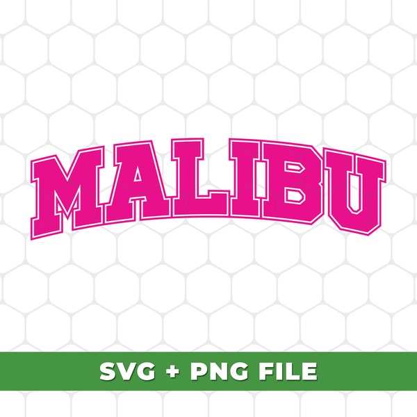Malibu Svg - Etsy