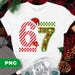 Christmas 67 Number PNG, Candy Cane 6 Tree Ornament 7 Christmas ...