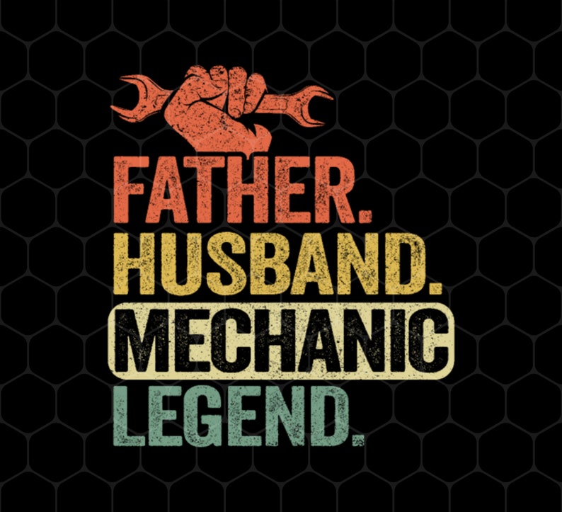 Mechanic Lover Png Father Husband Mechanic Legend Png Retro - Etsy