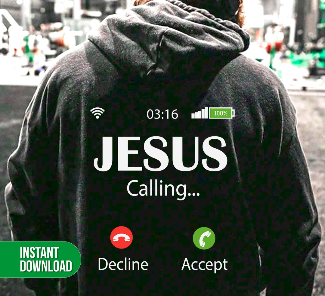Jesus is Calling You Svg, Pastor Gift Svg, Phone Screen Svg, Pastor ...