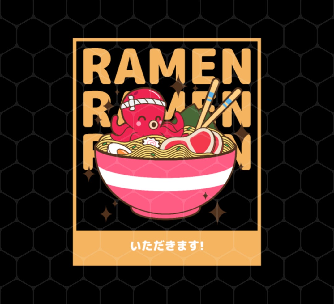 Love Ramen With Octopus Png, My Ramen My Noodle Png, Japanese Noodles ...