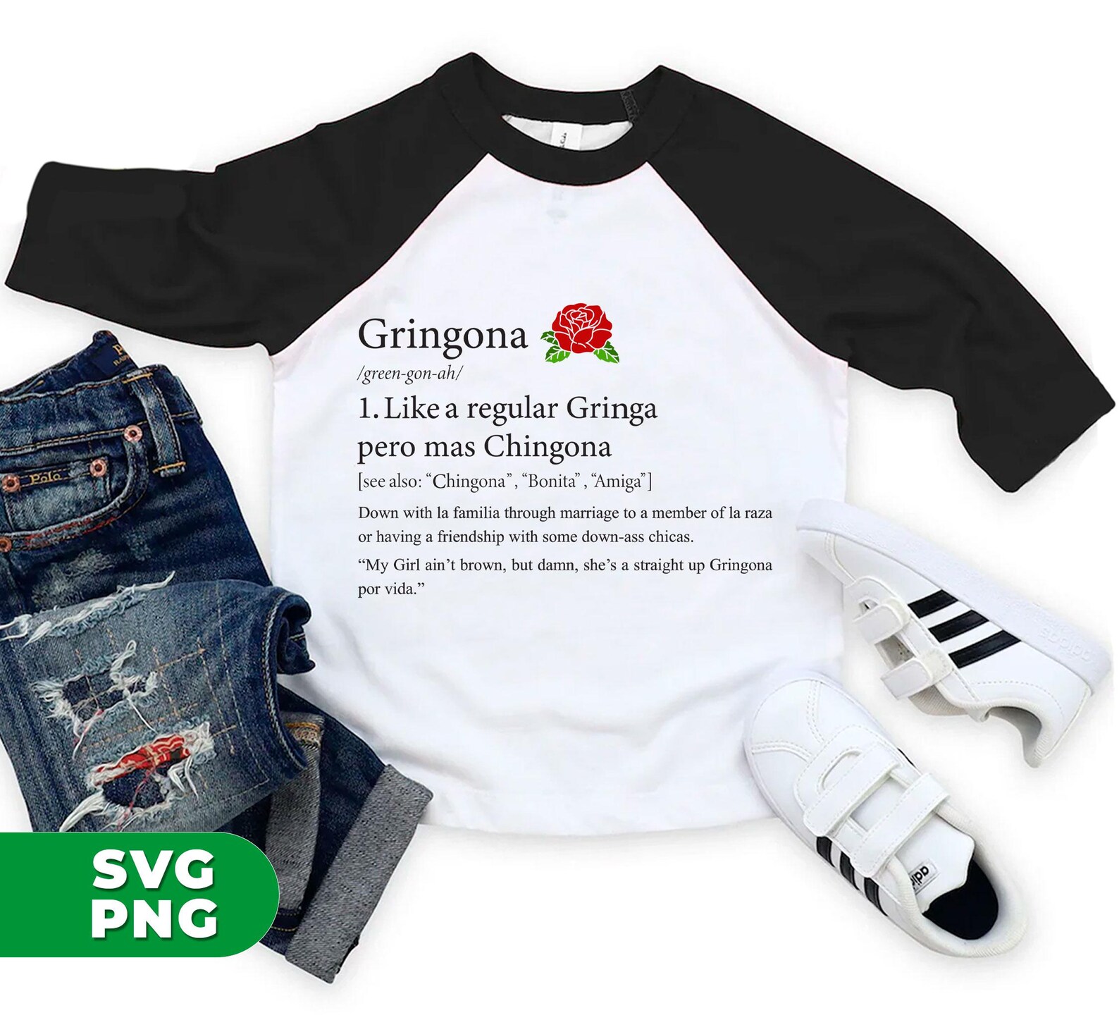 Gringona Svg, Definition of Gringona Svg, Gringa Mixed Chingona Svg ...