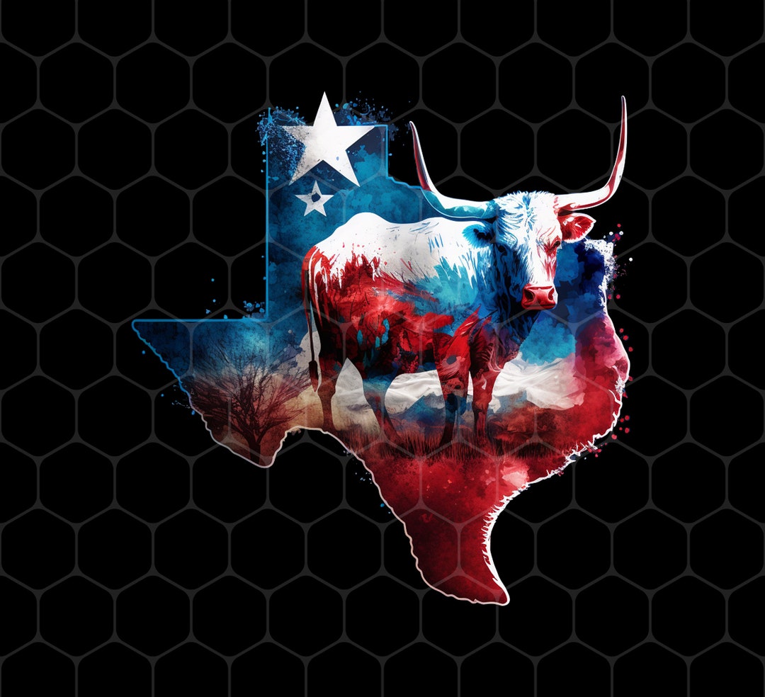Love Texas Png, Cow in Texas Png, Best of Texas Png, Best Cow Lover ...