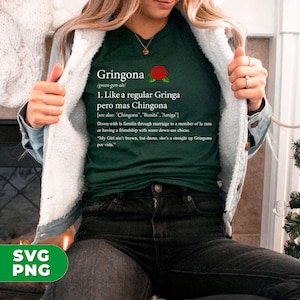 Gringona Svg, Definition of Gringona Svg, Gringa Mixed Chingona Svg ...