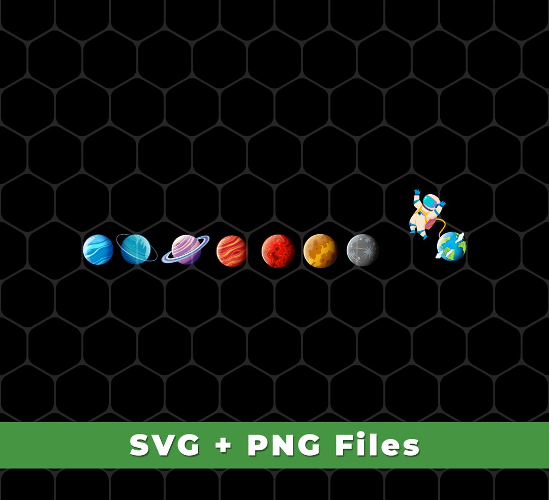 Come to the Galaxy Svg, Discover Planets Svg, Solar System Svg, Planets ...