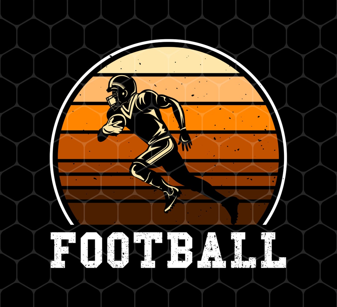 Retro Football Png, Run for Football Png, Love Sport Png, Football ...