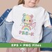 Bear Pre-k Cute Bear Eps Cute Teddy Eps Rainbow Pre-k Eps - Etsy