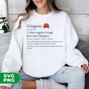 Gringona Svg, Definition of Gringona Svg, Gringa Mixed Chingona Svg ...