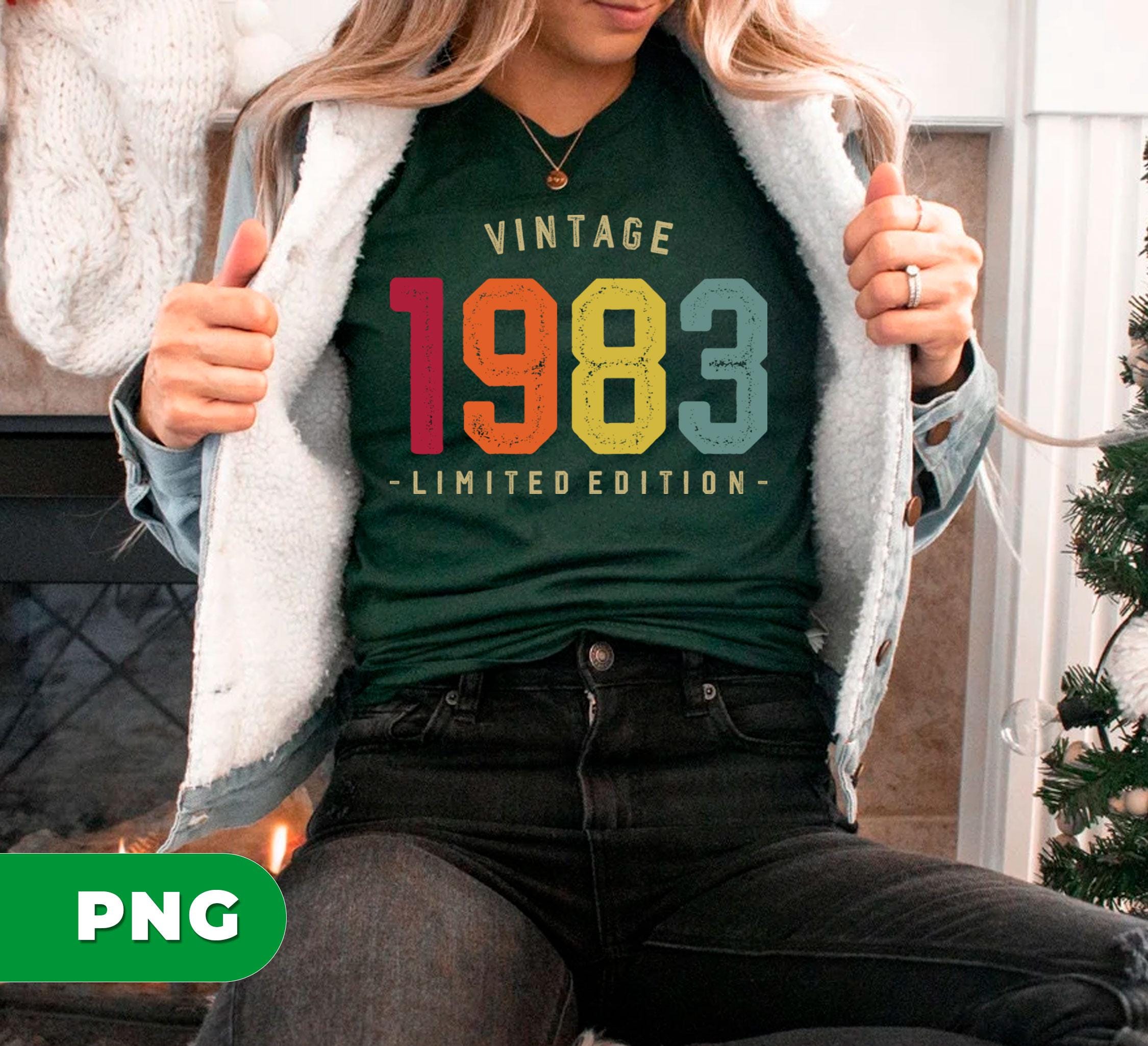 1983 Limited Edition, 1983 Gift, Vintage 1983 Gift Png, Born in 1983 ...