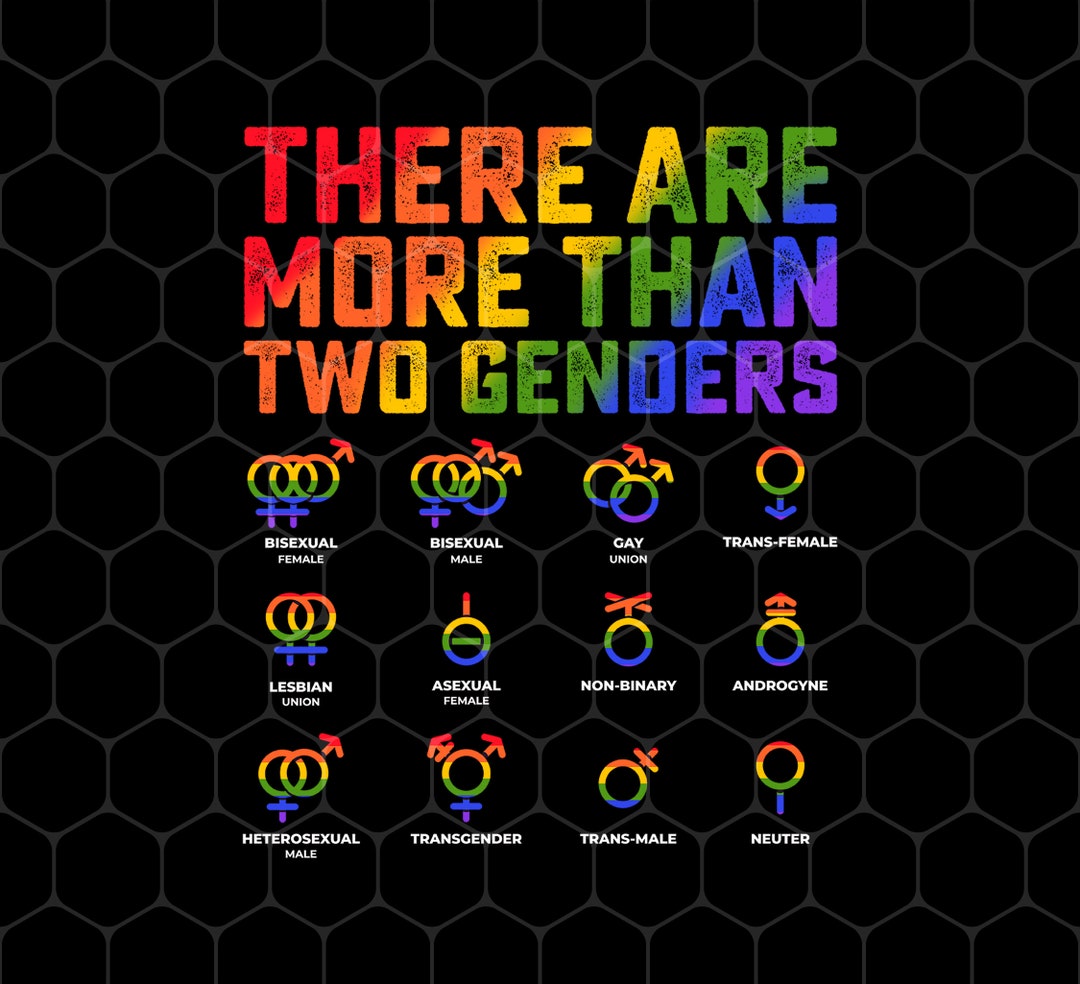 Love LGBT Png, Pride Them Png, There Are More Than Two Genders Png ...