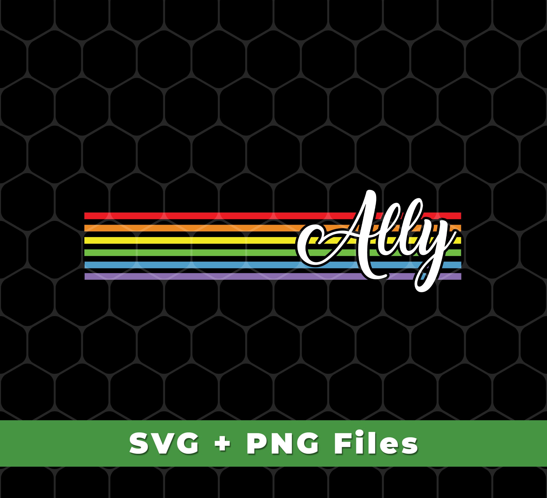 Ally Svg Ally LGBT Svg Lgbtq Rainbow Svg Lgbt's Day - Etsy Australia