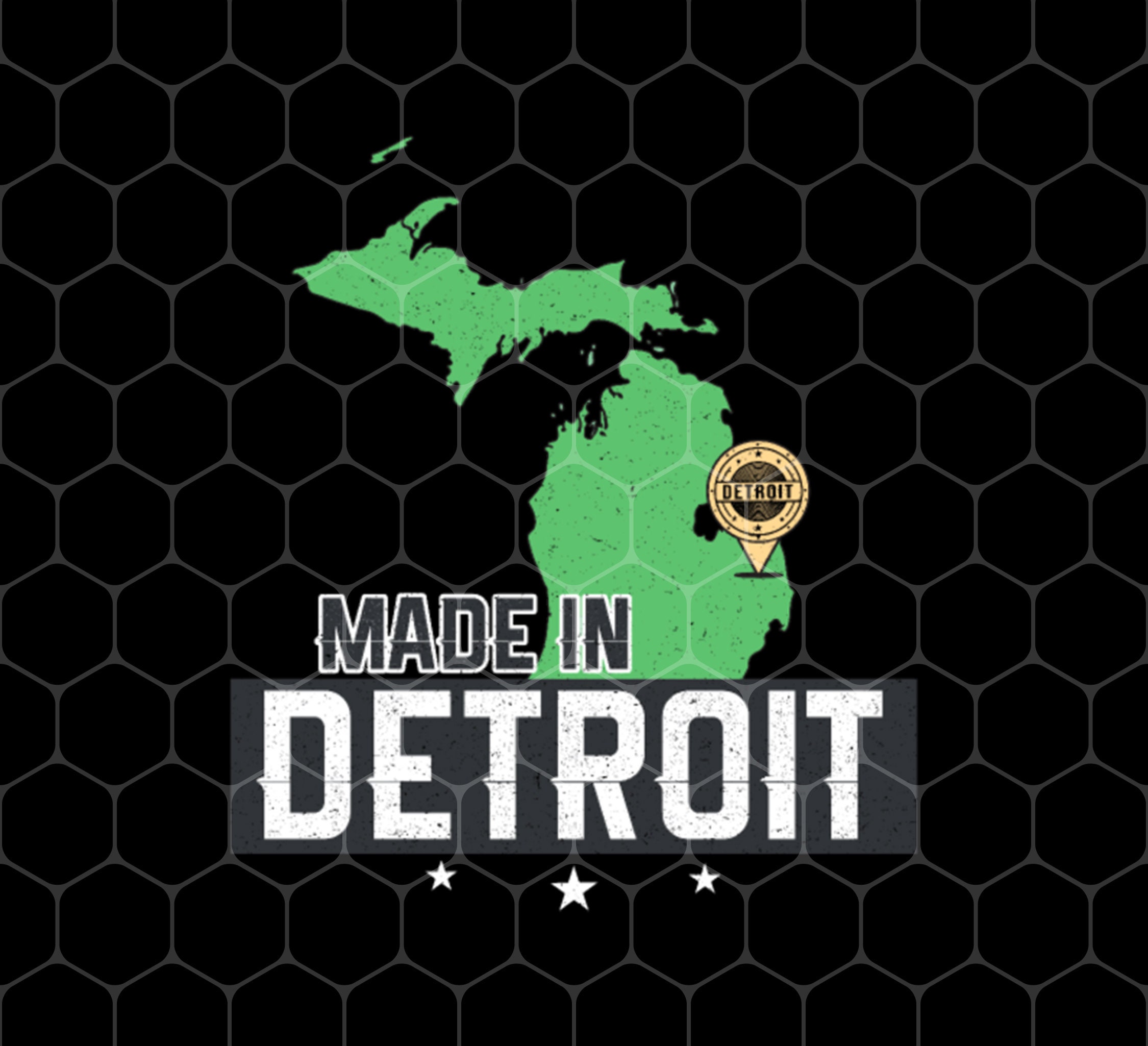 Made in Detroit Png Michigan State Png Map Motor City Png - Etsy