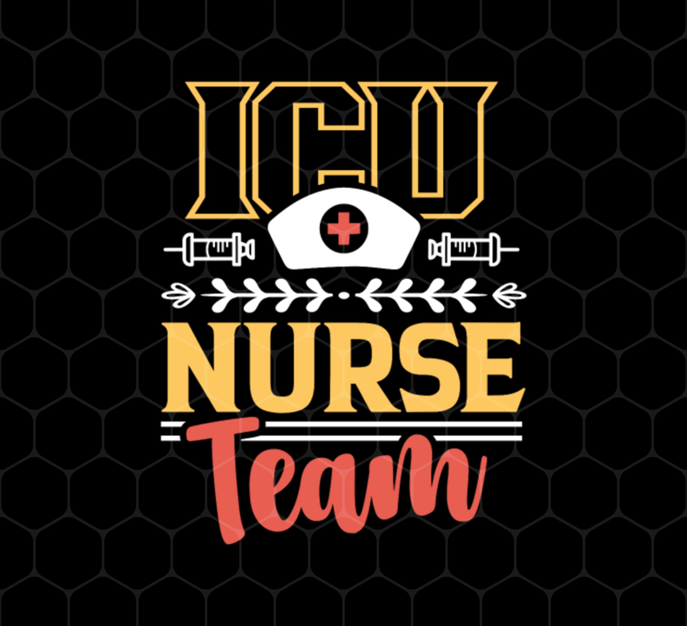 ICU Team Png Nurse Team Png Love Nurse Png Gift for Nurse - Etsy