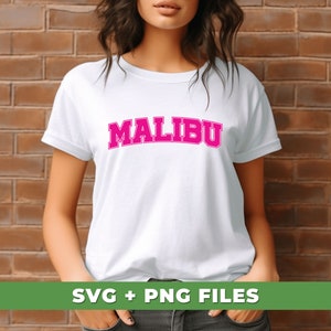 Malibu Beach Svg, Malibu California Svg, Malibu Aesthetic Svg, Malibu ...