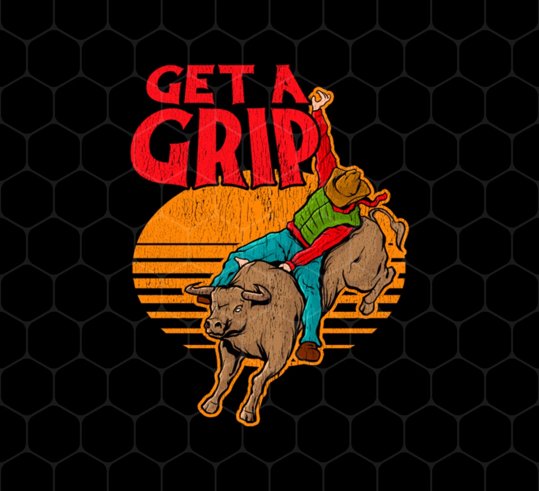 Bull Riding Png, Get A Grip Png, Funny Bull Png, Riding Pun Png, Best ...