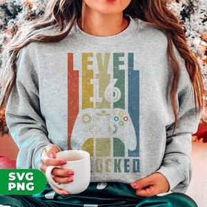 Level 16 Unlocked Png, Official Teenager 16th, Funny Birthday, Best ...
