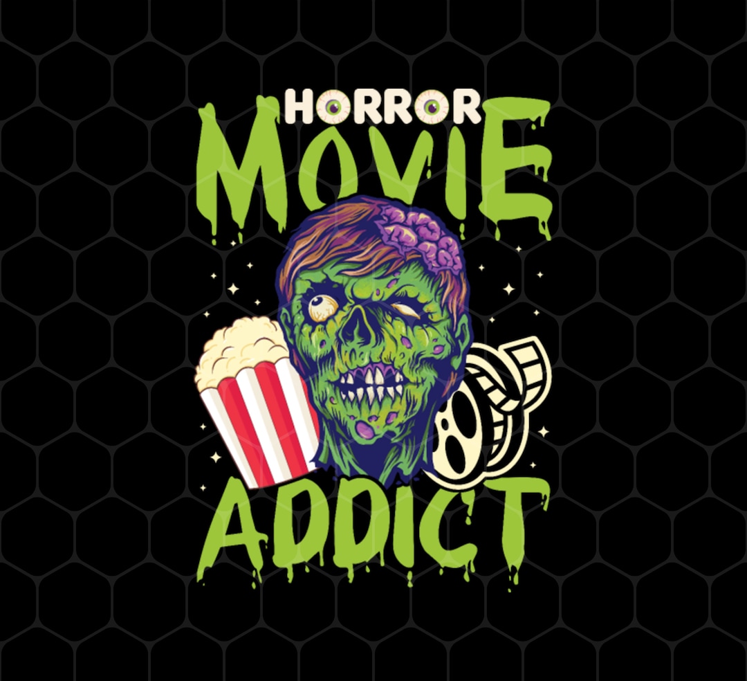 Horror Movie Gift Png, Zombie Film Gift Png, Horror Movie Addict Png ...