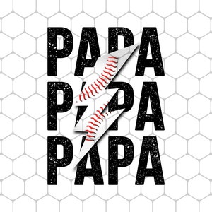 Papa Gift Png, Baseball Lover Gift Png, Papa Love Baseball Gift Png ...