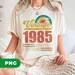 1985 Birthday Png, 1985 Shirts, 1985 Birthday Design, Vintage 1985 ...