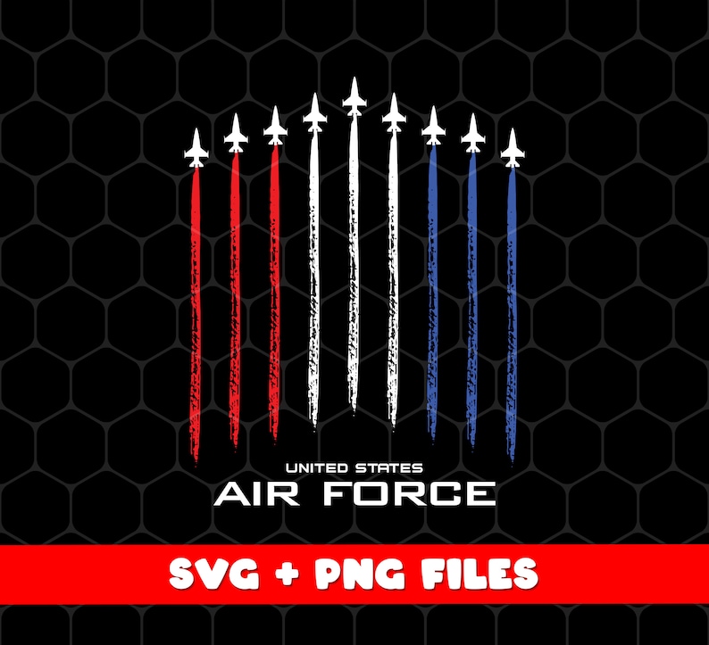 American Flag Svg Air Force Svg US Veterans Svg 4th of July - Etsy