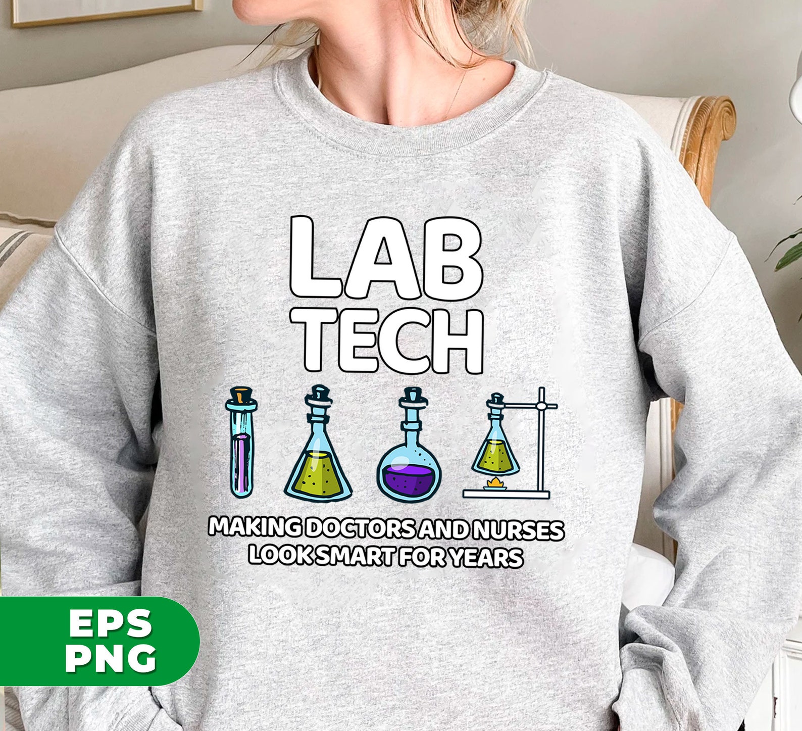Lab Tech Laboratory Gift Png, Funny Lab Tech Gift Png, Making Doctors ...