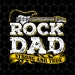 Rock Dad is Best Dad Png, Father's Day Gift, Strong and True Png, Papa ...